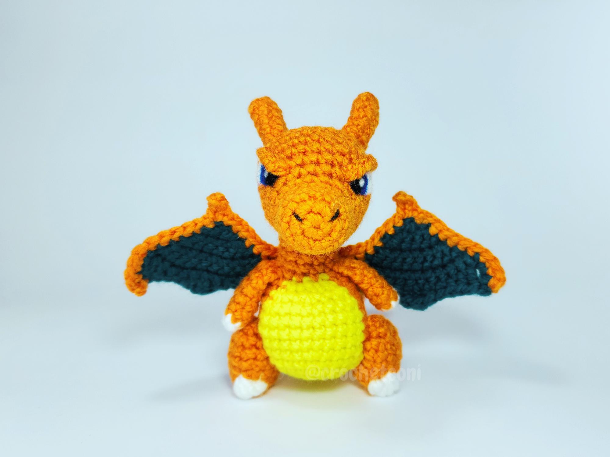Charizard Crochet Pattern. PDF Plushie Amigurumi Pattern in English - Etsy