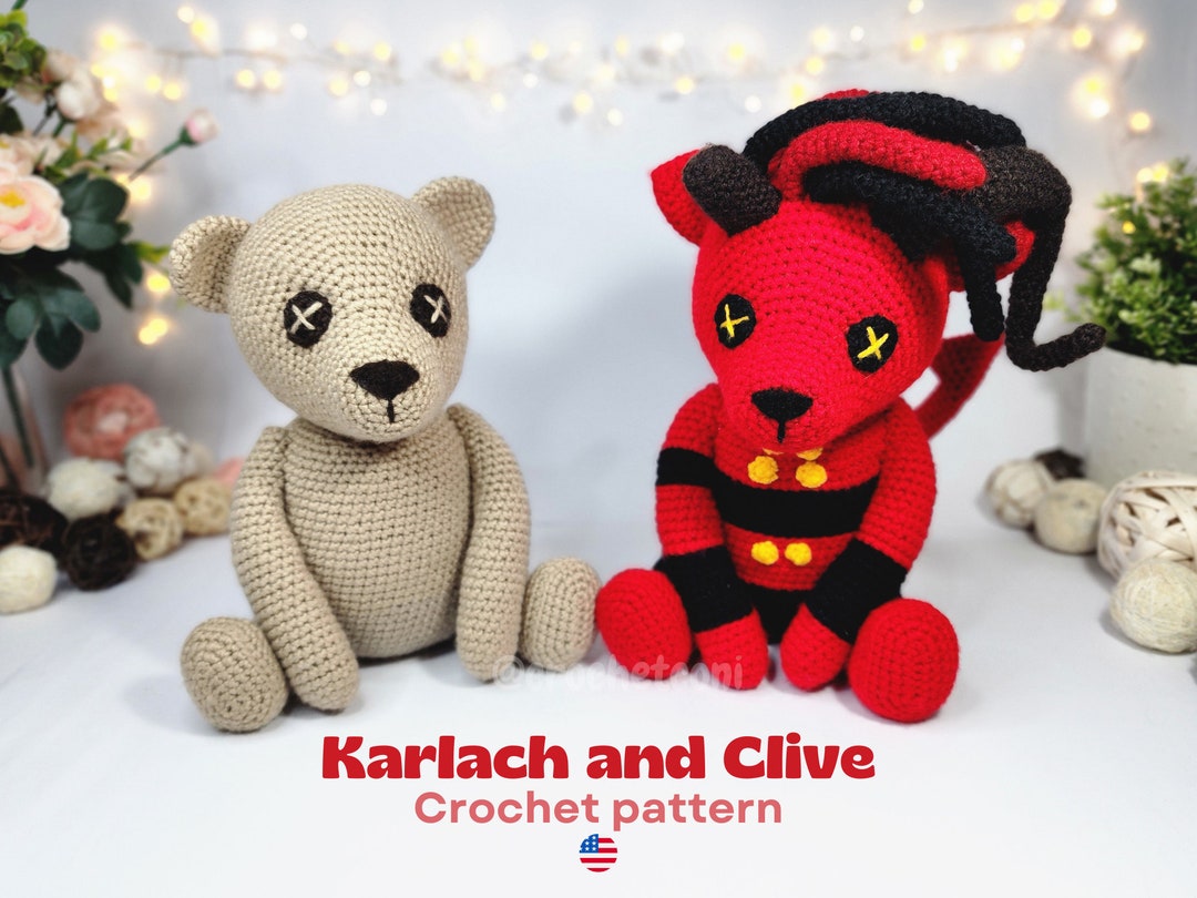 Karlach and Clive Crochet Patterns. PDF Plushie Amigurumi Patterns in ...