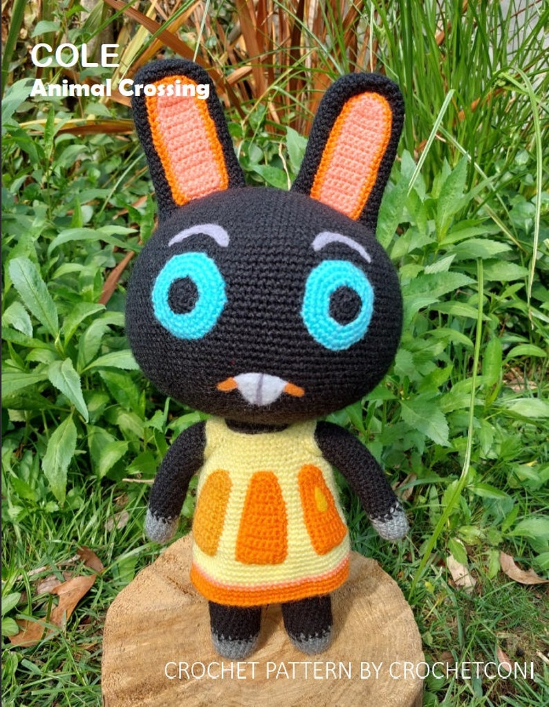 Cole Crochet Pattern. Animal Crossing Plushie Amigurumi PDF - Etsy