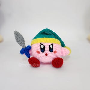 Kirby Crochet Pattern. PDF Plushie Amigurumi Pattern in English ...