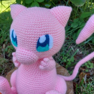 Mew Crochet Pattern. PDF Plushie Amigurumi Pattern in English - Etsy