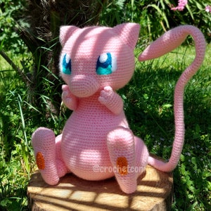 Mew Crochet Pattern. PDF Plushie Amigurumi Pattern in English & Español ...