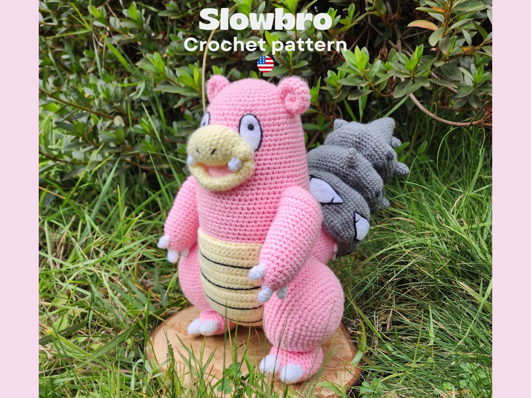 Slowbro Crochet Pattern. PDF Plushie Amigurumi Pattern in English - Etsy
