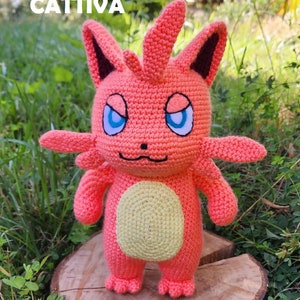 Cattiva Crochet Pattern. Palworld PDF Plushie Amigurumi Pattern in ...