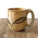 Vintage Hand Painted Leaf Mug - Etsy