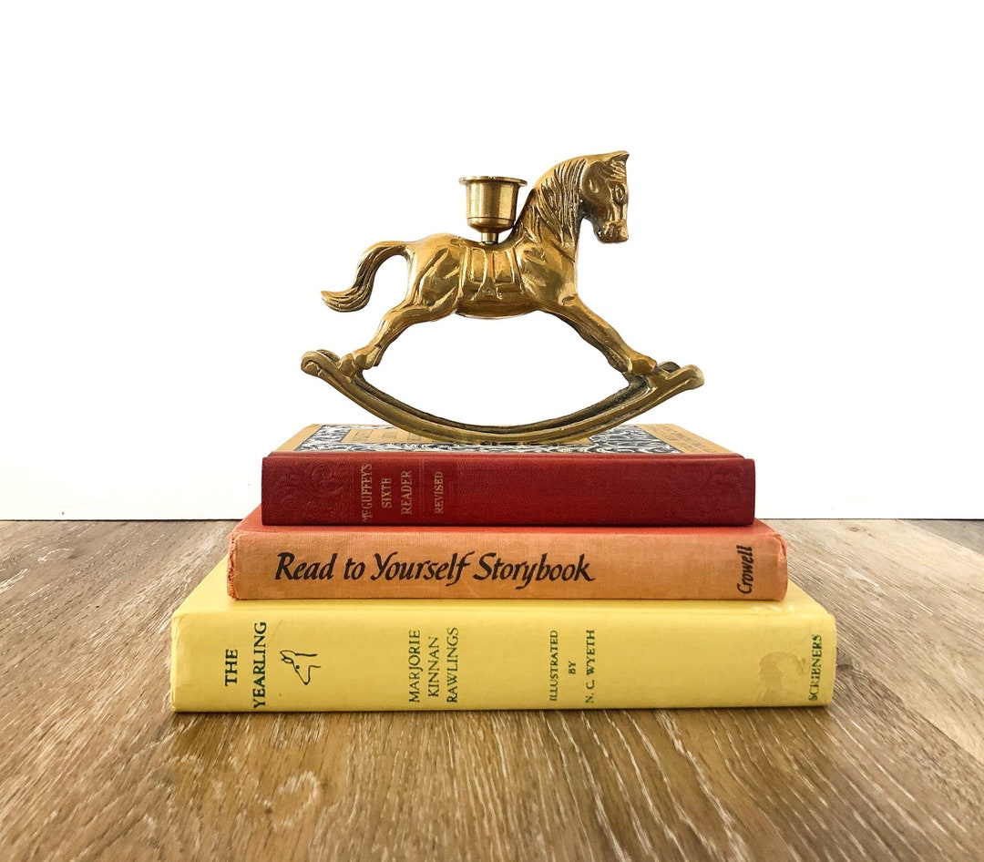 Vintage Children's Book Stack: 1920s-60s Nursery Decor - Etsy