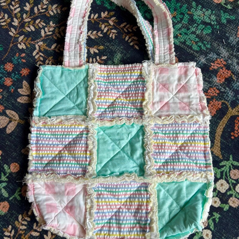 Rag Quilt Tote Bags - Etsy