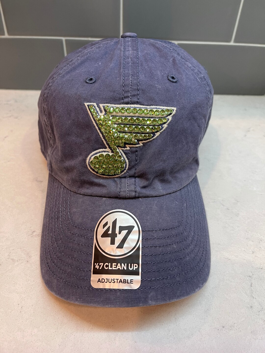 Blue STL Blues Swarovski Crystal Hat - Sparkle NHL Caps - St. Louis ...
