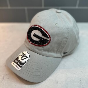 Light Grey/black Georgia Bulldogs Swarovski Crystal Hat - Sparkle ...