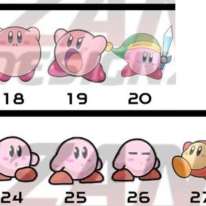 Kirby Solid Wood Sign for Wall Art, Gaming Decor, Game Room, Mancave ...