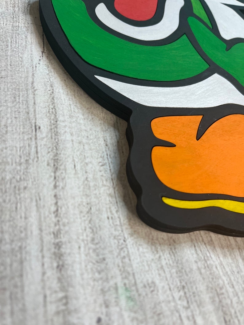 Yoshi Solid Wood Sign for Gaming Decor Mancave Decor and - Etsy