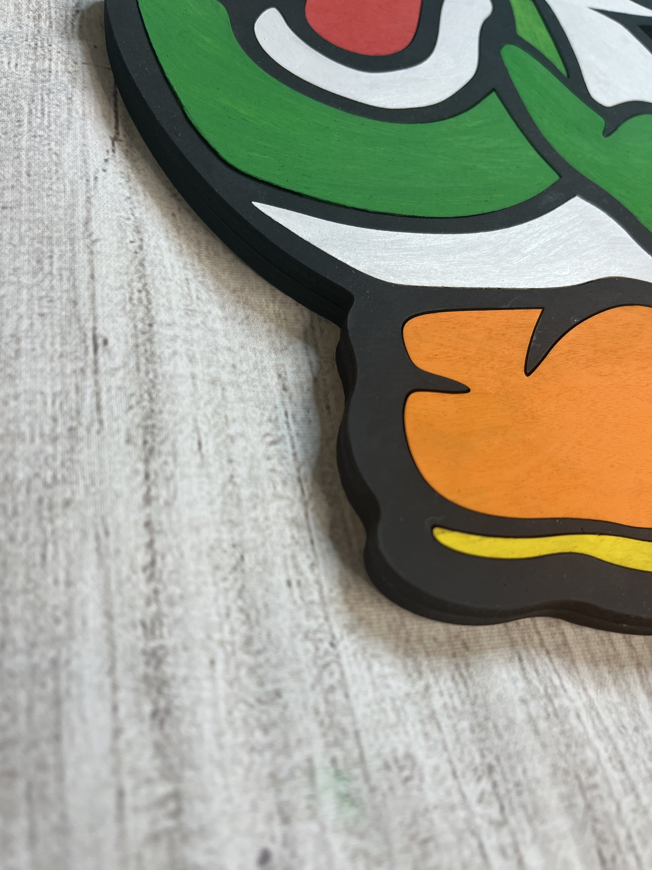 Yoshi Solid Wood Sign for Gaming Decor Mancave Decor and - Etsy