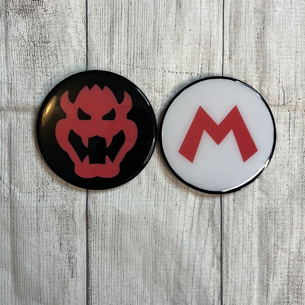 Mario Emblems - Etsy