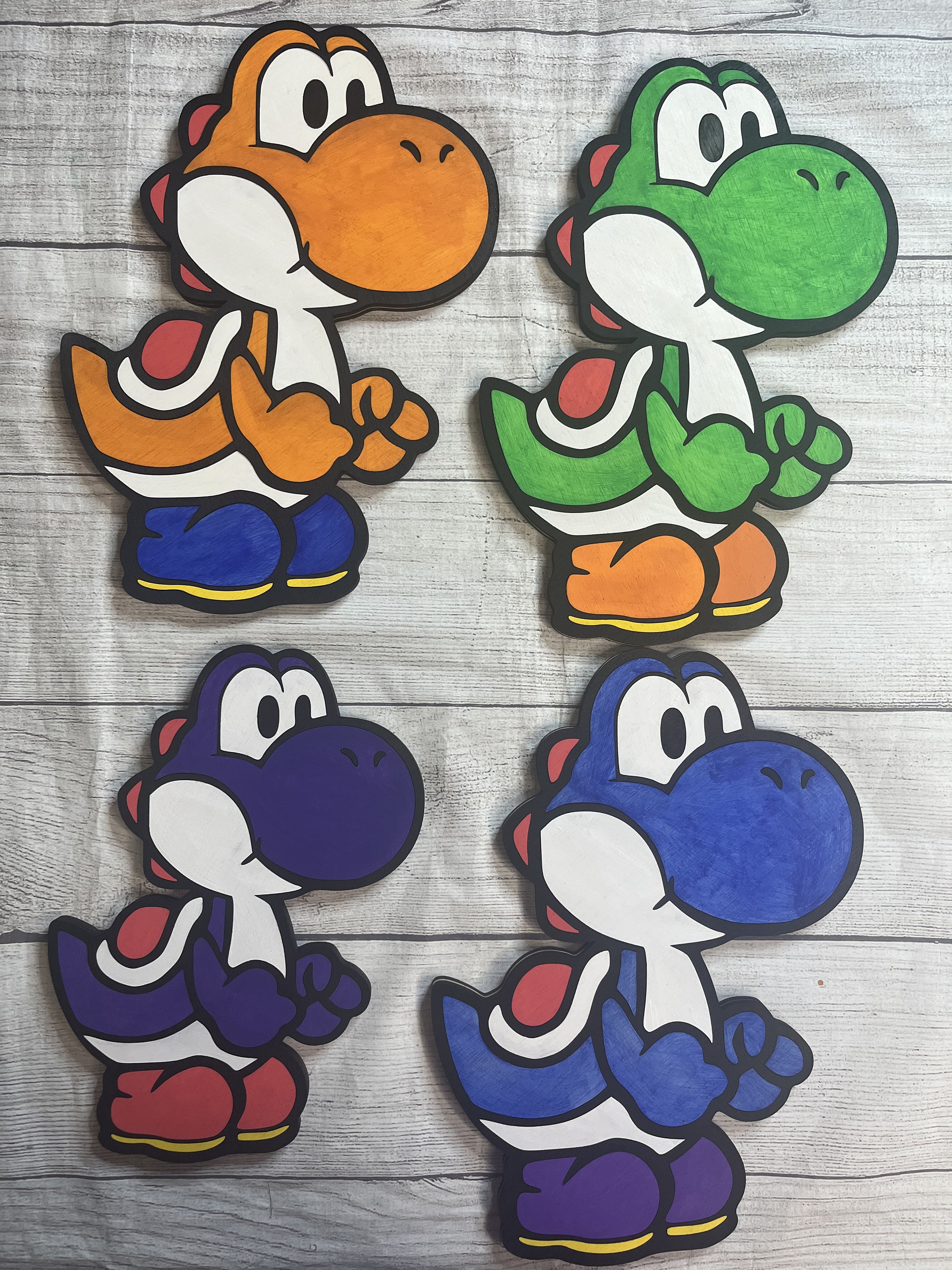 Yoshi Solid Wood Sign for Gaming Decor Mancave Decor and - Etsy
