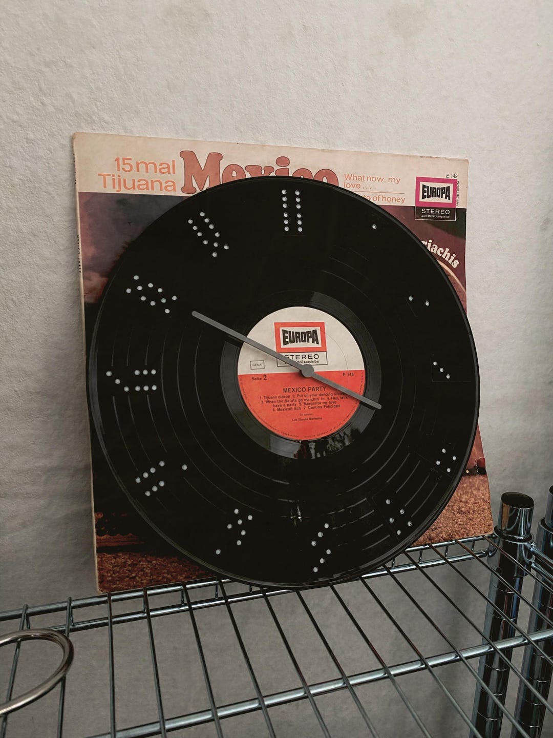 Vintage Record Clock - Etsy