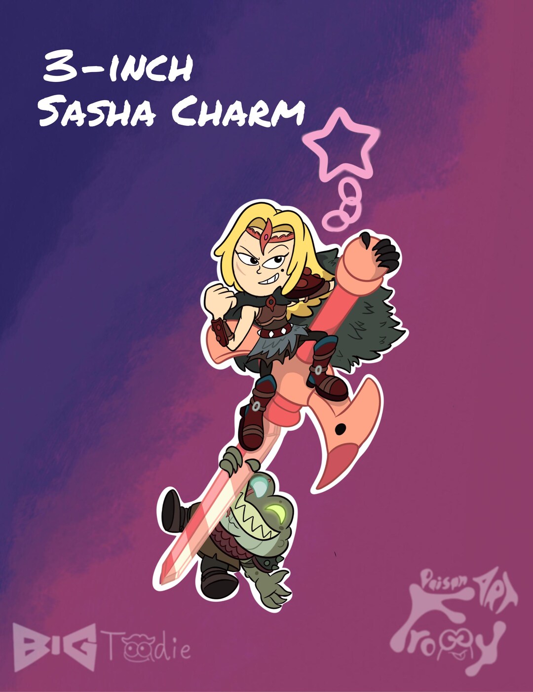 Amphibia Commander Sasha Charm - Etsy