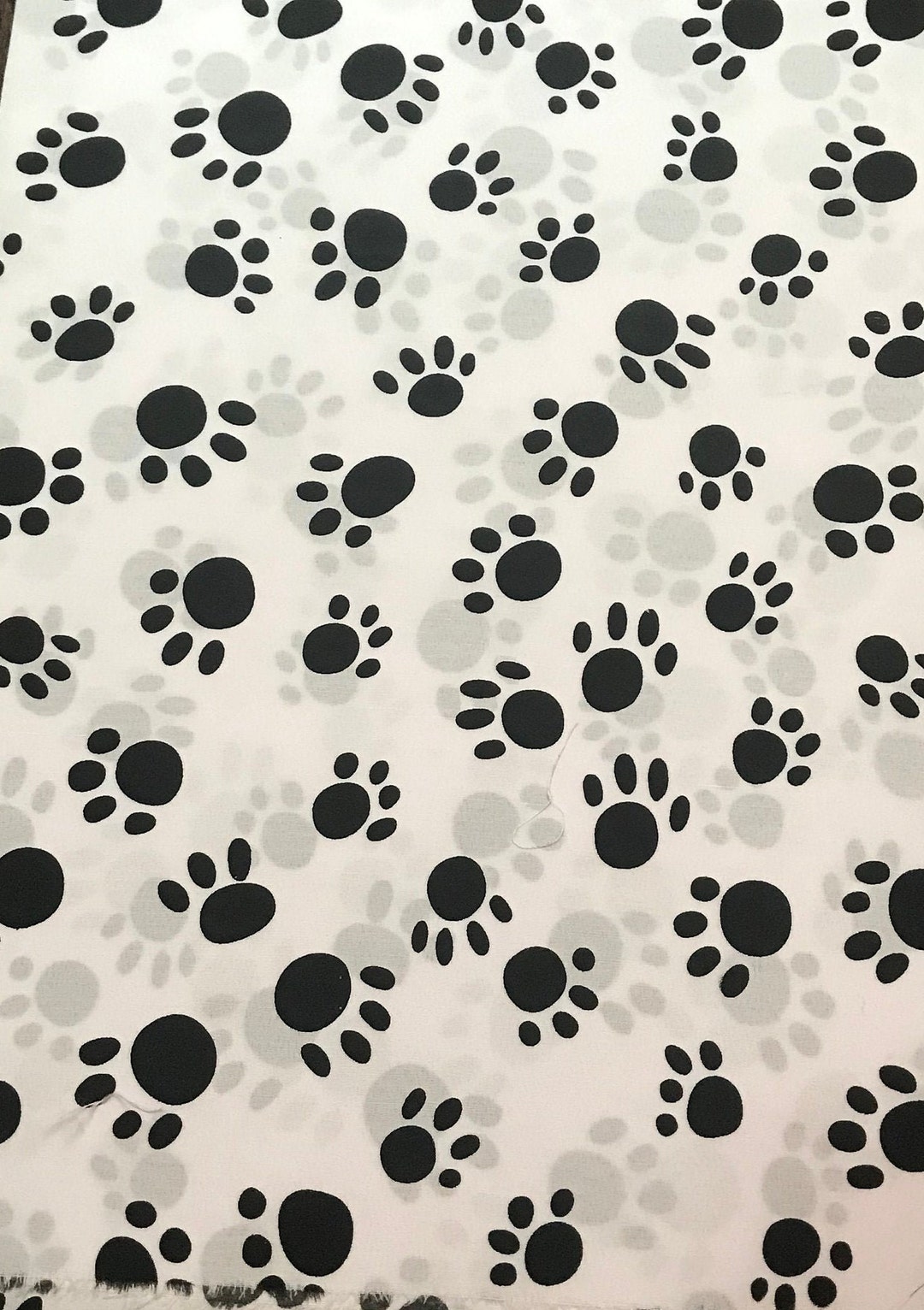 Dog Paw Fabric Pet Fabric Paw Cotton Fabric Dog Fabric Baby Fabric ...
