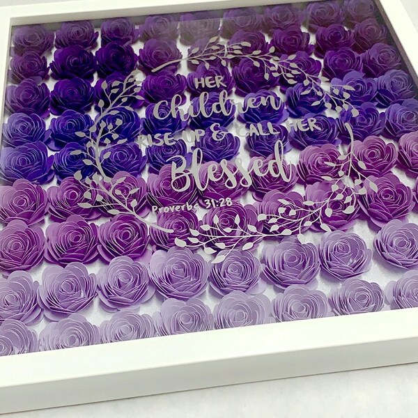 Flower Shadow Box - Etsy