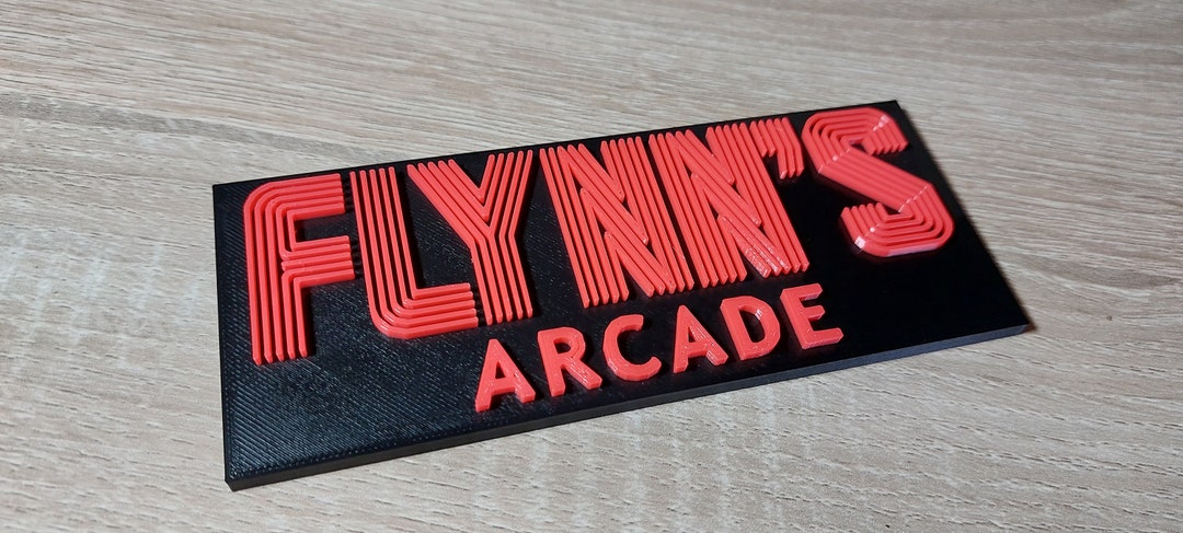 Flynn's Arcade Tron 1982 Logo | Flynn's Arcade Sign - Etsy