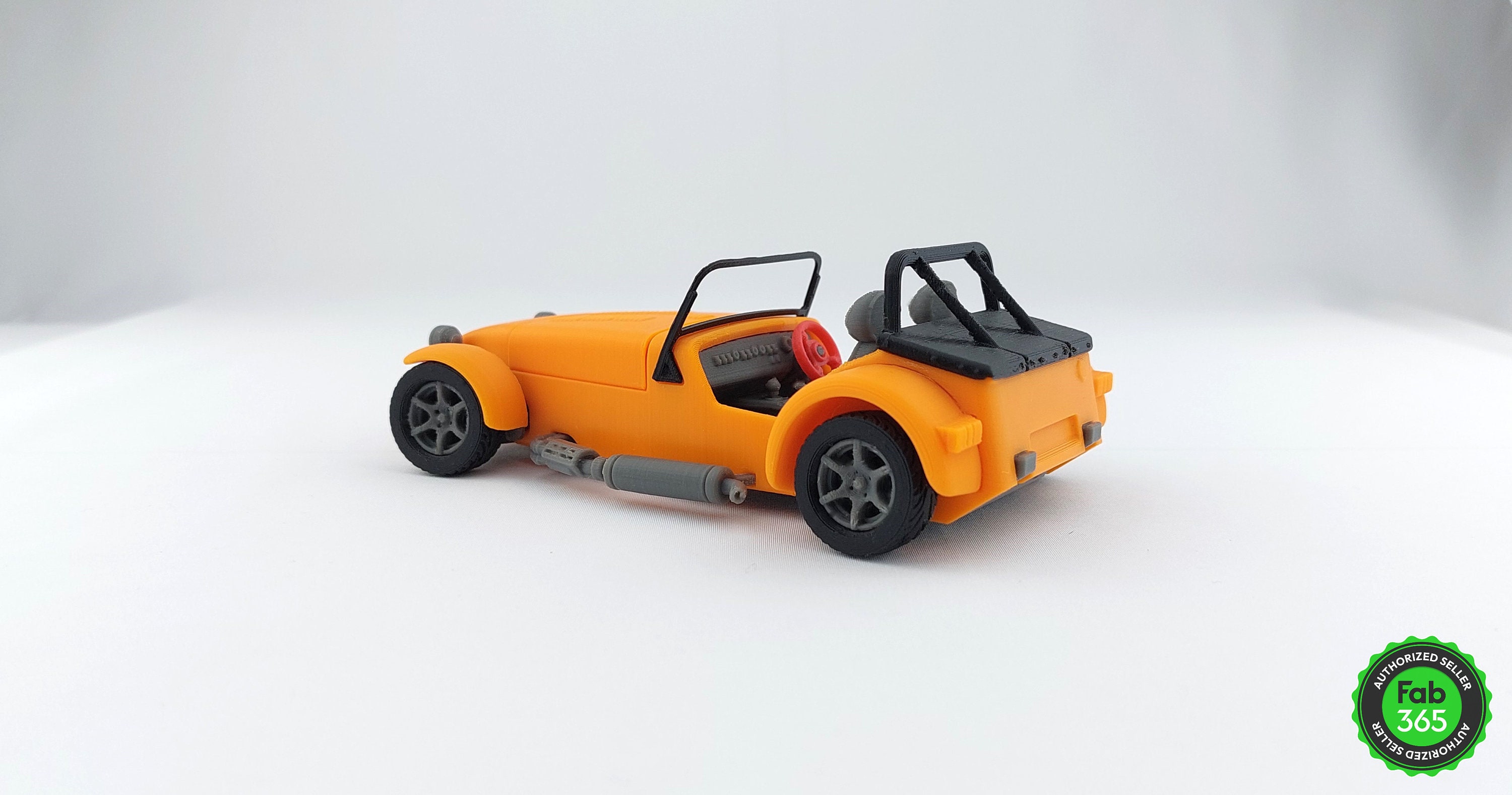 Caterham Super Seven R300 Retro Car 3D Printed Orange Replica - Etsy