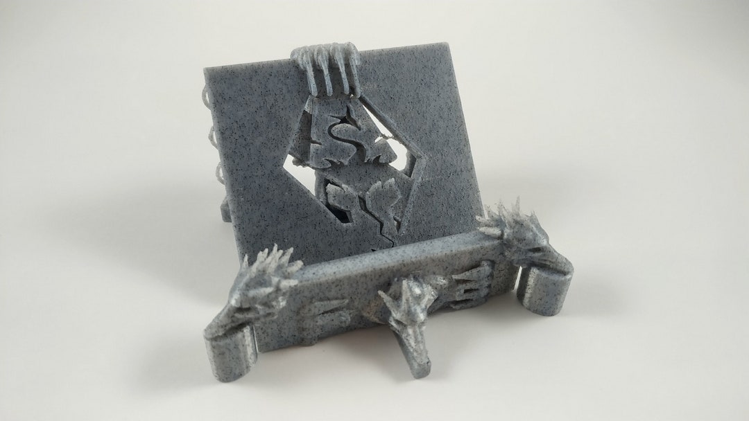Skyrim Phone Stand Elder Scrolls Phone Stand Skyrim Prop - Etsy