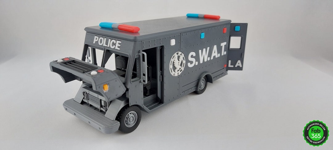 SWAT Police Van Model | 3d Printed Highly Detailed SWAT Van ...