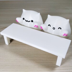 Bongo Cats With Table Kit Cats 3D Printed Bongo Cats Kit Dolls House ...