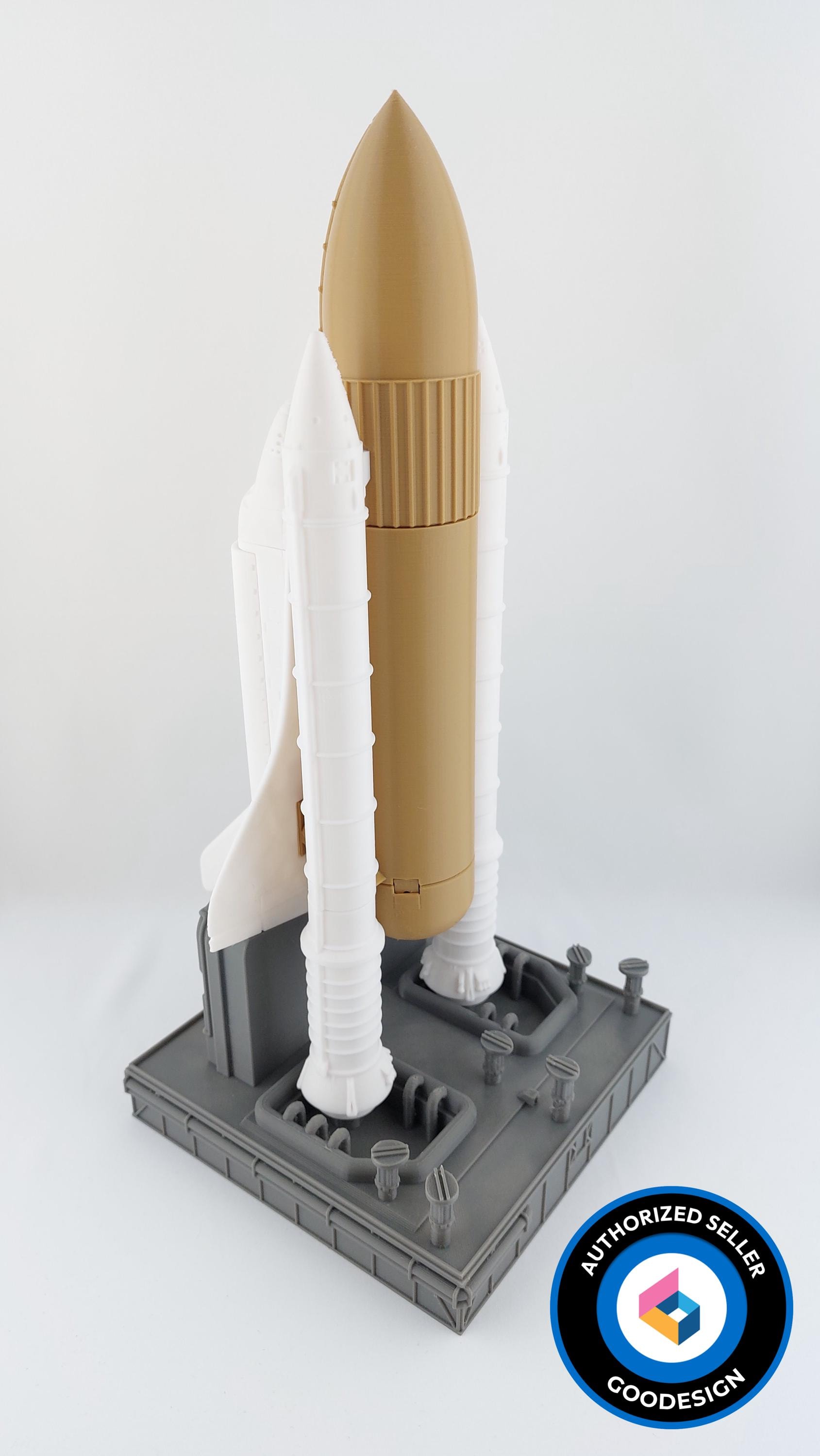 3D Printed Space Shuttle & Booster Model: NASA STEM Desk Decor - Etsy