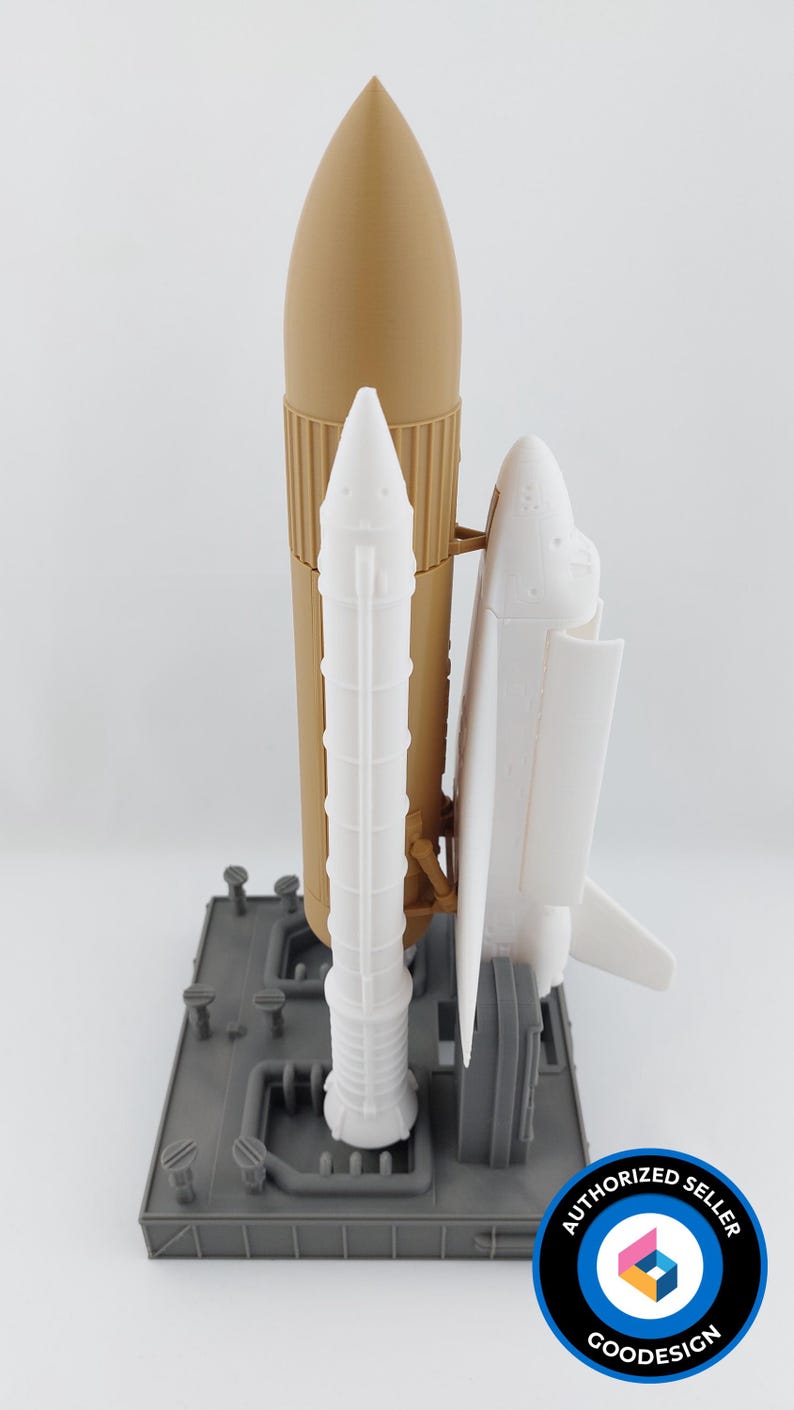 3D Printed Space Shuttle & Booster Model: NASA STEM Desk Decor - Etsy
