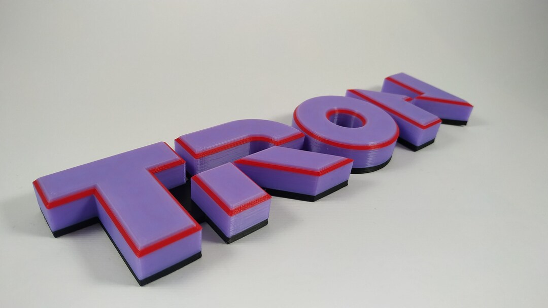 Vintage Tron 1982 Movie Logo | Classic Sci-fi Film Emblem - Etsy