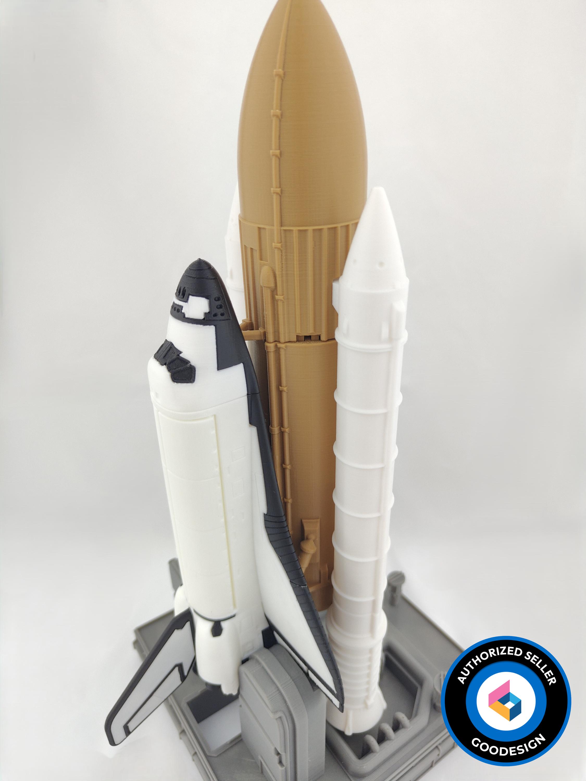 3D Printed Space Shuttle & Booster Model: NASA STEM Desk Decor - Etsy