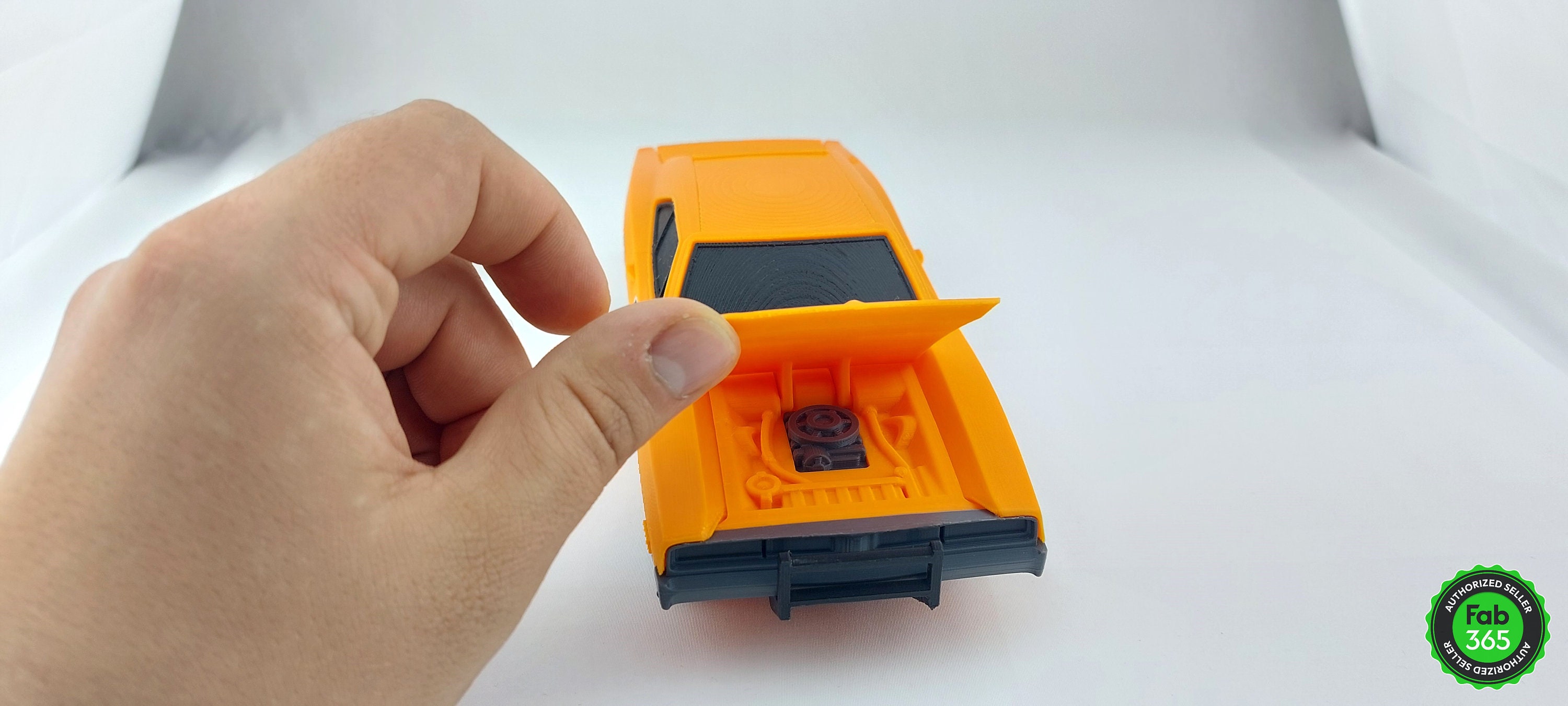 General Lee Dodge Charger 3D Printed Replica - Dukes of Hazzard Car (1/ ...