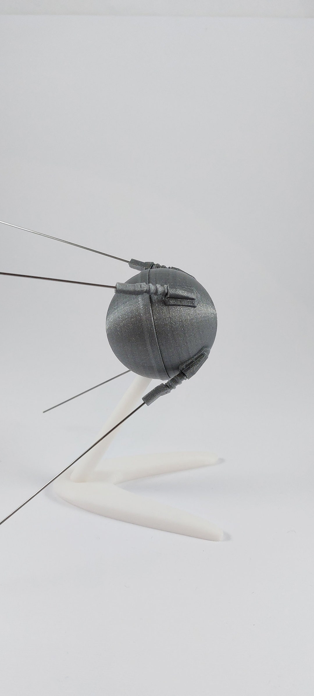 Sputnik 1 Satellite on a Stand 1:11 Scale | Sputnik With Antennas ...