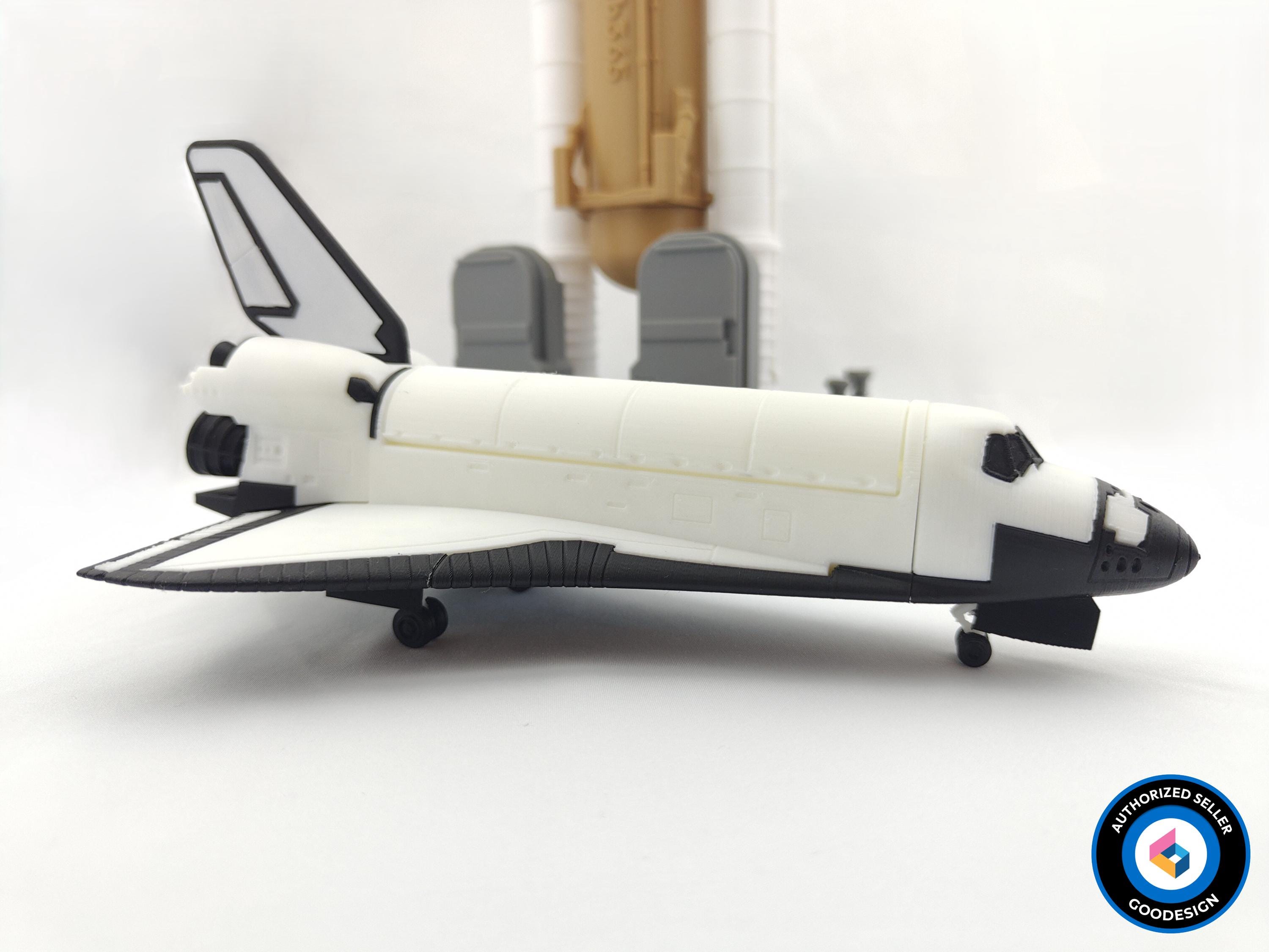 3D Printed Space Shuttle & Booster Model: NASA STEM Desk Decor - Etsy