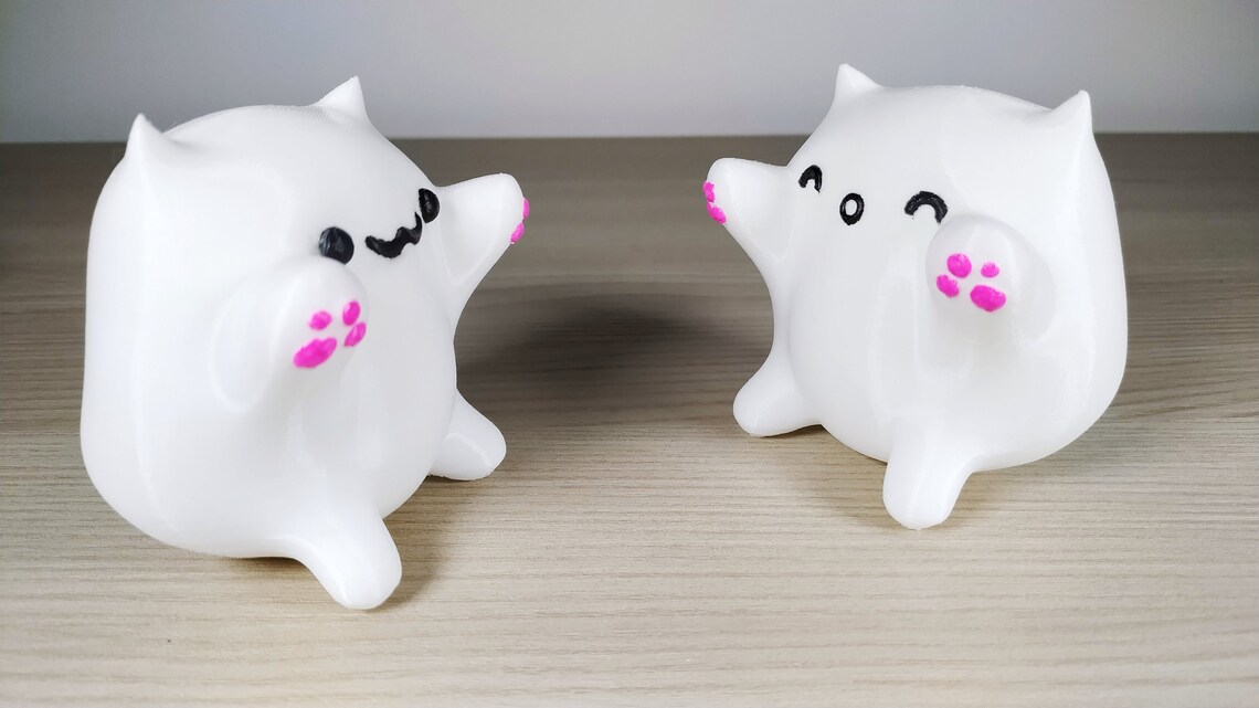 Bongo Cats With Table Kit Cats 3D Printed Bongo Cats Kit - Etsy