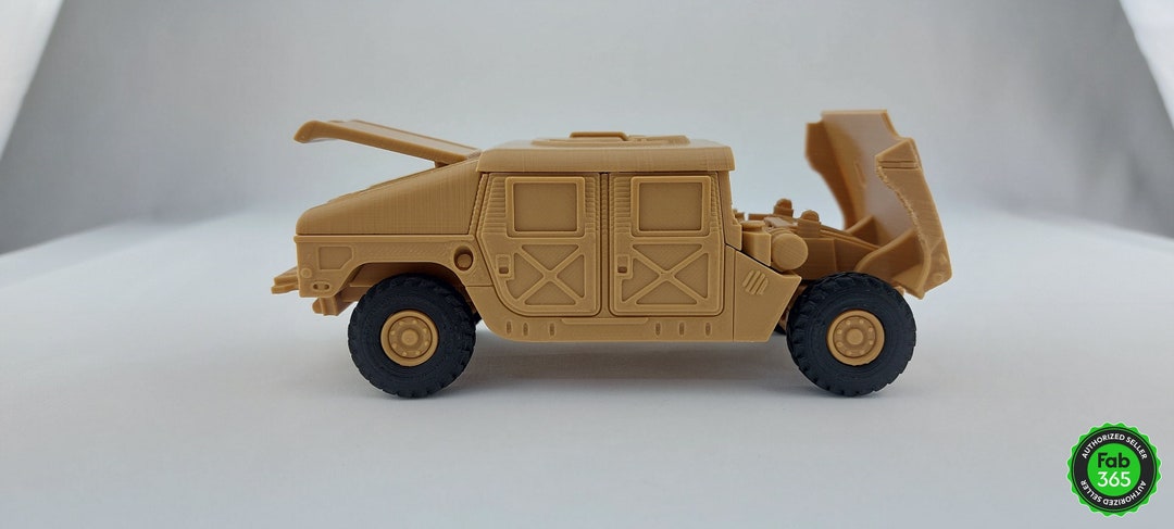 Humvee/hummer Military Model 1/35 Scale With Optional Trailer | 3d ...