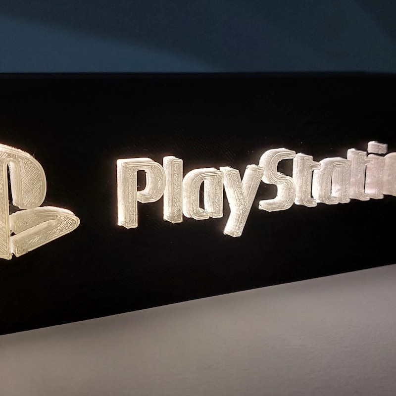 Playstation Logo Lamp - Etsy