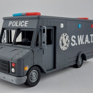 SWAT Police Van Model | 3d Printed Highly Detailed SWAT Van ...