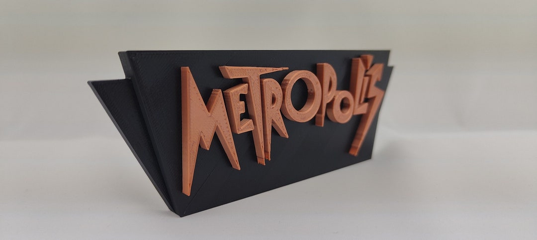 Metropolis 1927 Logo Movie Title | Metropolis Maria Movie Logo - Etsy