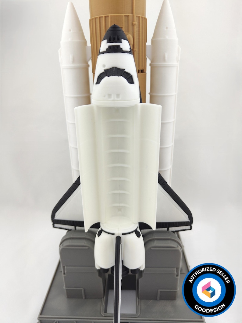 3D Printed Space Shuttle & Booster Model: NASA STEM Desk Decor - Etsy