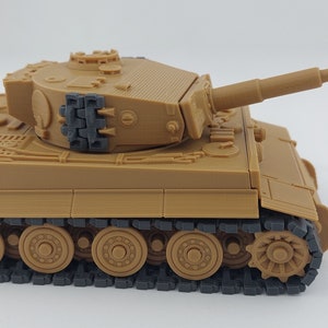 German Tiger-i Tank Model | 3d Printed Highly Detailed Tiger-i Tank ...