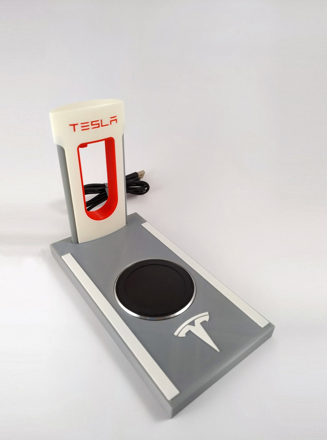 Tesla Wireless Supercharger Dock | Iphone, Android Charger - Etsy