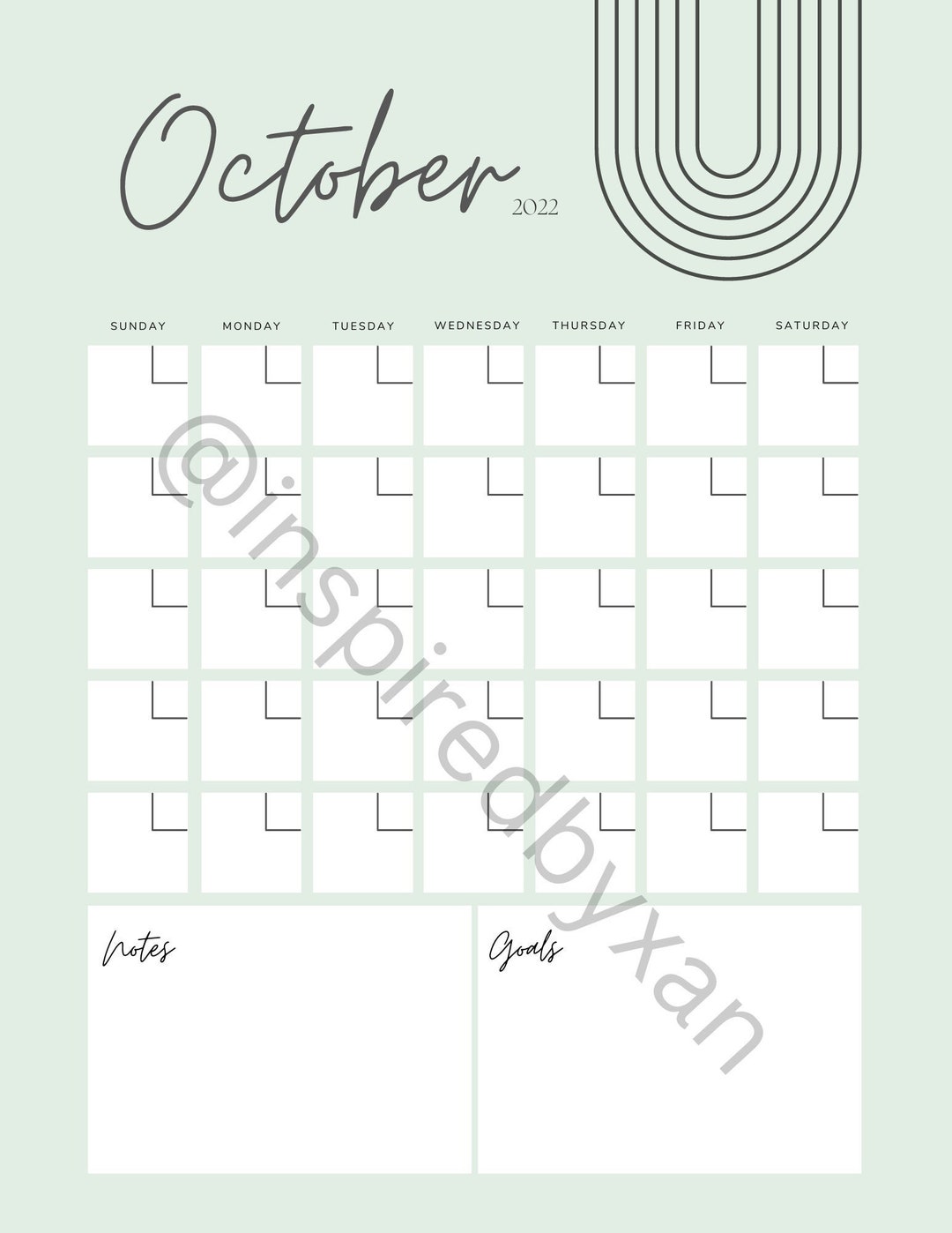 Digital Planner - Monthly/yearly Spread - Simplistic Modern - Two Bonus ...