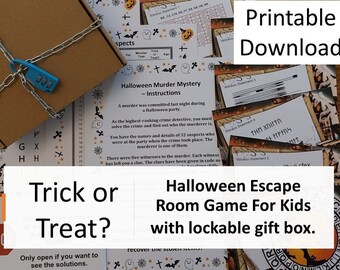 Escape Room Kit Printable for Kids - Etsy