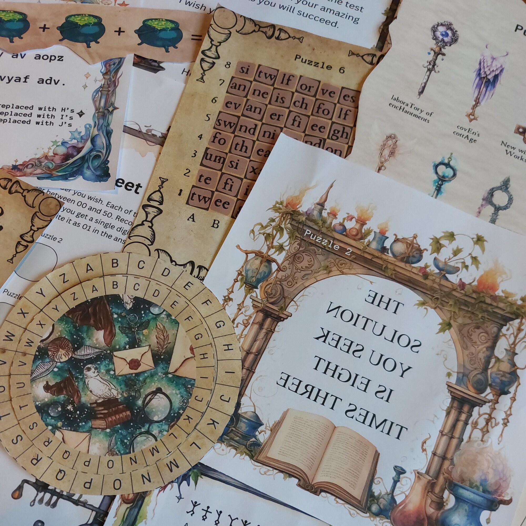 Wizard Escape Room Game for Kids Printable Instant Download - Etsy