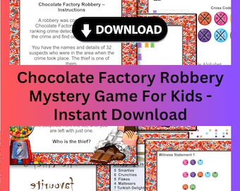 Murder Mystery Game for Kids Instant Download - Etsy
