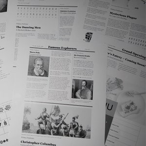 Escape Room Kit - Lost Treasure Mystery - Printable Instant Download - Etsy