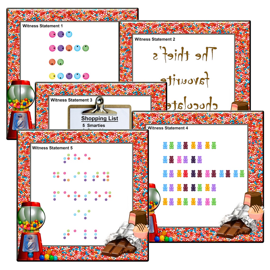 Chocolate Factory Robbery Mystery Game for Kids - Instant Download - Etsy