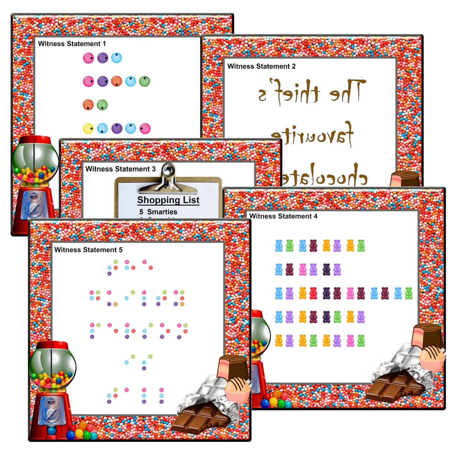 Chocolate Factory Robbery Mystery Game for Kids - Instant Download - Etsy