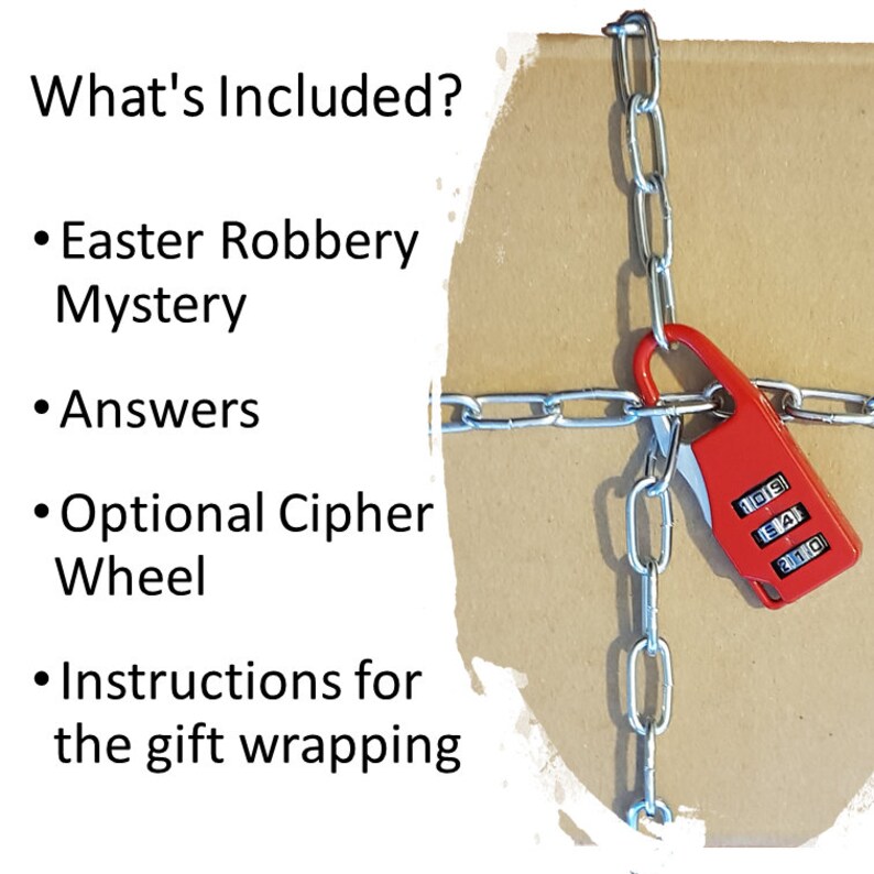 Easter Robbery Mystery Kit for Kids Escape Room Inspired Printable ...